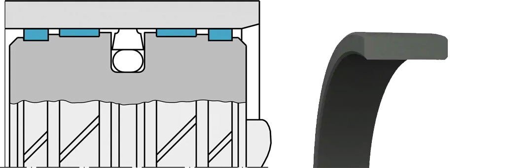 Turcite Slydring | Hydraulic Wear Rings - AST Sealing Solutions